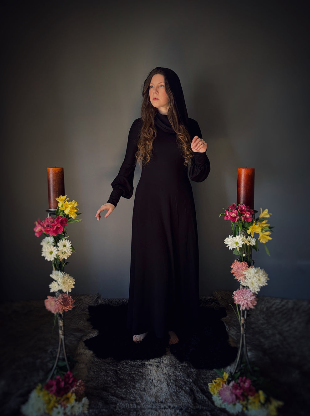 The Gatekeeper dress -Priestess - ritual - robes - sustainable clothes ...